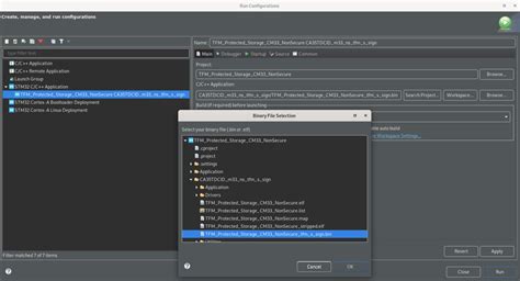 how to build and debug secure project on stm32mp25 co processor in
