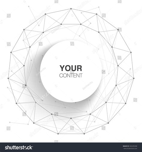 Circle Text Box Design Your Content Stock Vector Royalty Free Shutterstock
