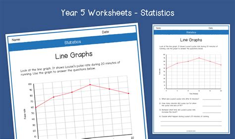 Year 5 Line Graphs Worksheets Ks2 Statistics And Data Primary Maths