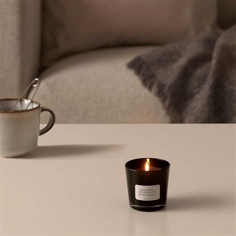 Skruvpil ароматическая свеча в стакане Лесное озеро черный 7 5 см Ikea Latvija