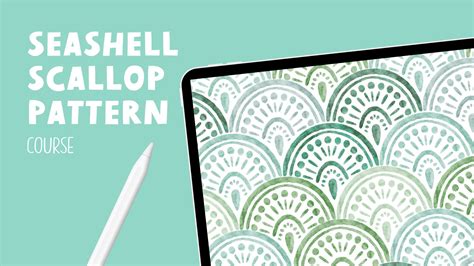 seashell scallop pattern