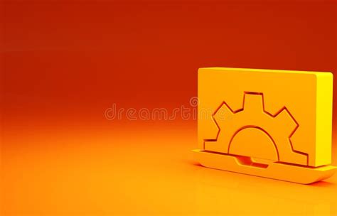 Yellow Software Web Development Programming Concept Icon Isolated On