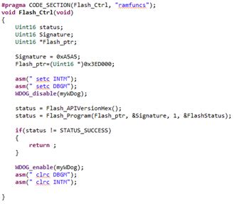 TMS F F Flash API Use To TMS F F Motorware Application SW C Microcontrollers