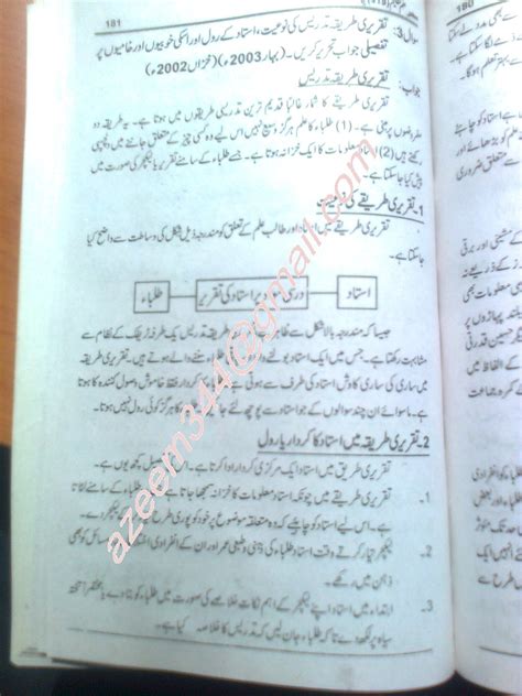Aiou Solved Assignment Code 419 Ilmuttaleem Of Spring 2012