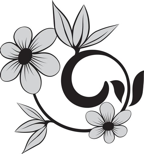 Abstract Floral Ornament 13589262 Vector Art At Vecteezy