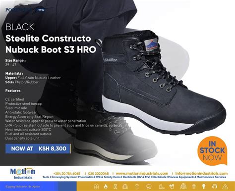 Safety Africa Stylish Boot Made With Nubuck Full Grain Water