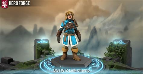 BOTW Link Champ Made With Hero Forge