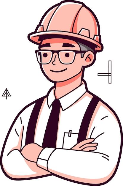 Engineer Prototyping Green Solutions Vector Illustration Premium Ai