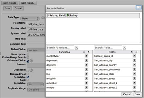 Sugar Logic Walkthrough Next Call Due Date Sugar Support