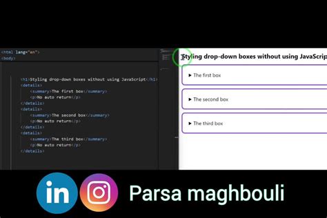 Parsa Maghbouli On Linkedin Frontend Webdesign Html Css Javascript Responsivedesign Uiux