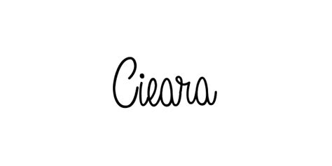 75 Cieara Name Signature Style Ideas Unique E Signature