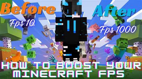 How To Boost Your FPS In Minecraft From 10 To 1000 YouTube