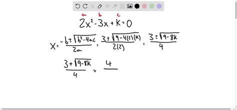 if one root of 3x 2 11x k 0 is the reciprocal of the other find