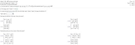 Solved T P P 1 PO P 3 Define T P R As Shown To The Chegg Com