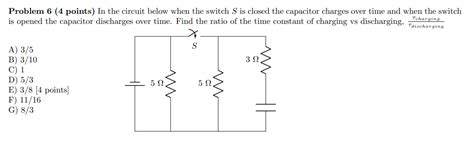 solved problem 6 4 ﻿points ﻿in the circuit below when the