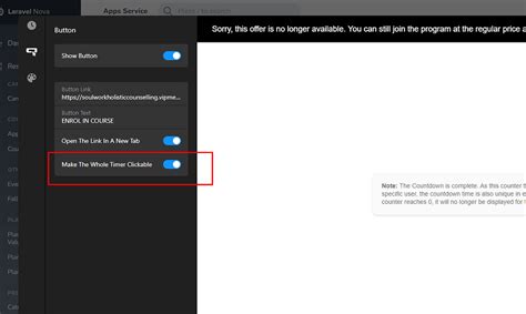 Countdown Timer Make The Whole Timer Clickable Issue Fixed Fixed