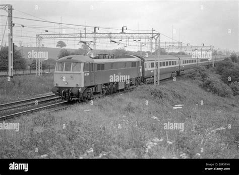 Original British Rail Electric Locomotive Class 86 Number 86225 Hardwicke On Passenger Service