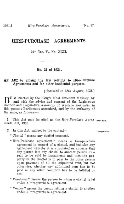 Higher Purchase Agreement Template