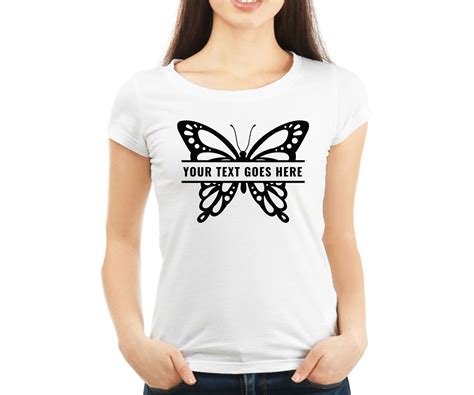 Butterfly Svg Butterfly Split Monogram Png Butterfly Etsy
