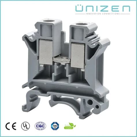 Utl mm² DIN Rail Terminal Block with UL Certificate Spring Cage DIN Rail Mounting Terminal