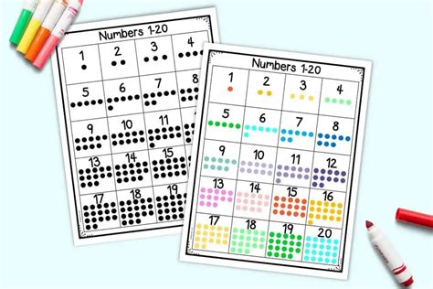 Numbers 1 20