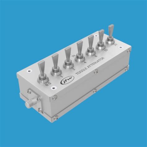 Manual Attenuator Dc 2 2ghz 0 10db X 1db 50r 019 Jfw Industries