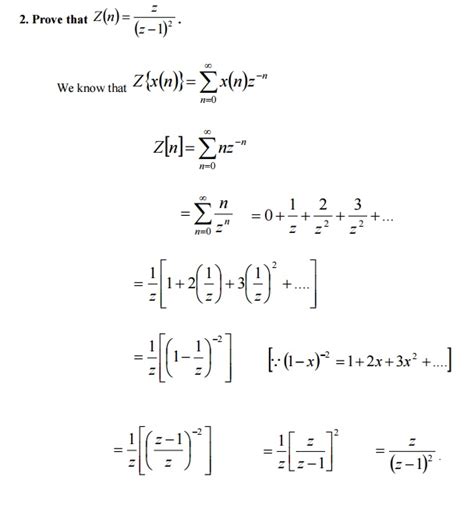 important questions and answers z transforms and difference equations