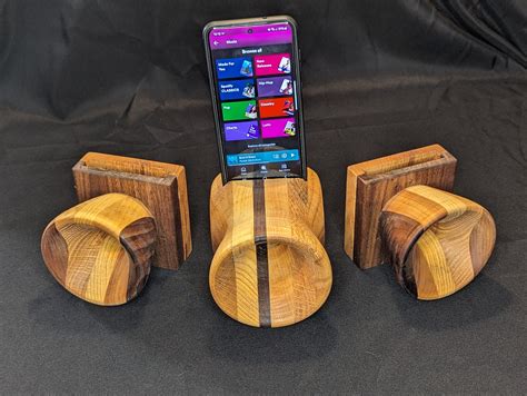 Handmade Wood Passive Amplifier For Smartphone Wooden Phone Speaker Etsy
