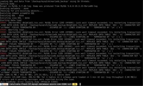 Migrating From Azure Database For Mariadb To Azure Database For Mysql Using Mysql Shell