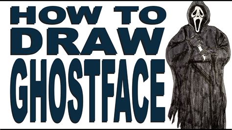 How To Draw Ghostface Scream YouTube
