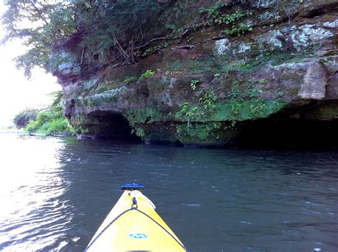 Canoe And Kayak Camping Wisconsin Kickapoo River Miles Paddled