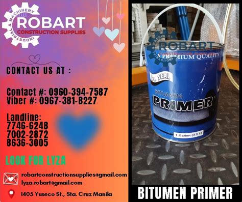 Bitumen Primer Commercial And Industrial Construction Tools And Equipment On Carousell