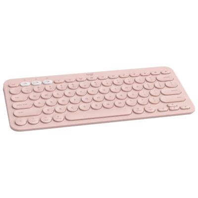 Logitech K380 Multi Device Bluetooth Keyboard Pink Tech Arc