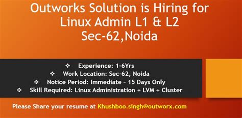 Khushboo Singh On Linkedin Hiringimmediately Linuxadmin Linuxadministrator Redhatlinux