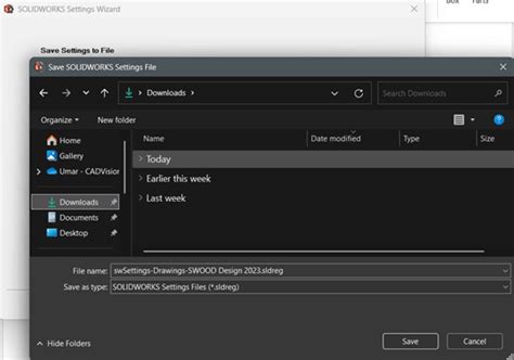 Save Your Settings Solidworks Copy Settings Wizard Cadvision Systems
