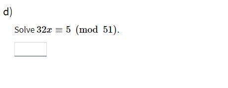 Solved Solve Each Of The Following Modular Arithmetic Chegg