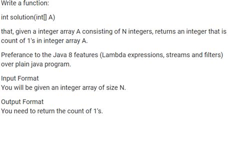 Solved Write A Function Int Solution Int A That Given Chegg