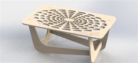Center Table Project DXF File To Cut On CNC Router Or Laser Aspire ArtCAM 064 CNC ROUTER