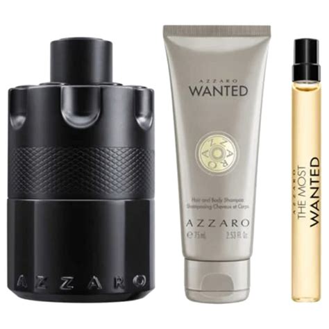 Azzaro The Most Wanted Edp Intense 3 Piece T Set With Mini And Shampoo Wina