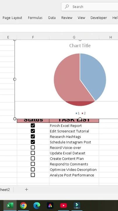 Create Stunning Progress Charts In Excel With Checkboxes Easy Step By Step Tutorial Youtube