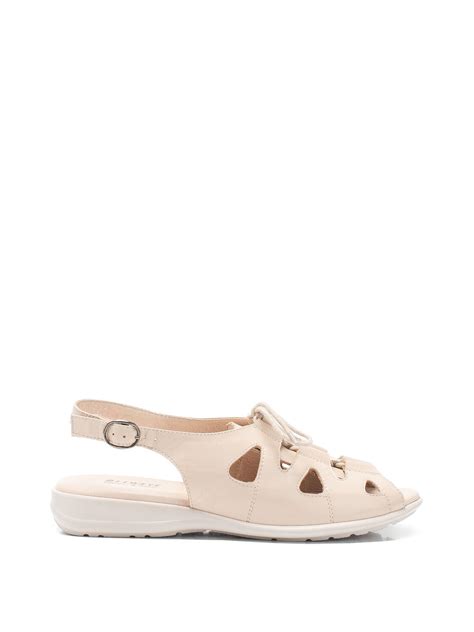 Туфли Летние натуральная кожа цвет светло бежевый купить в России цена размеры фото