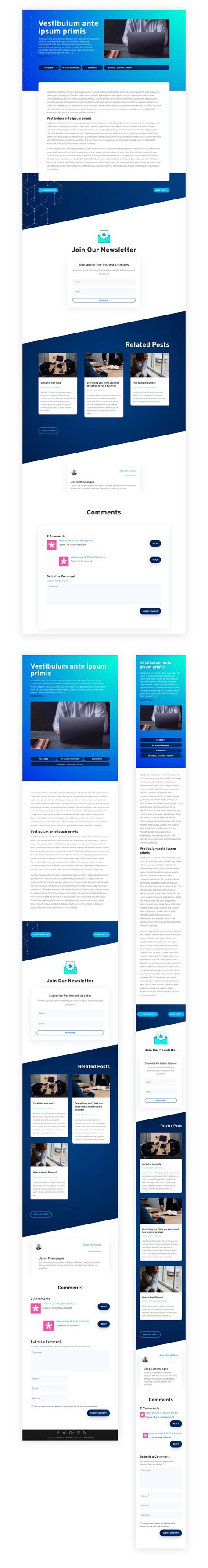 Get A Free Blog Post Template For Divis Cyber Security Layout Pack