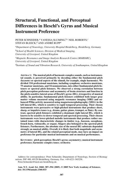 Pdf Structural Functional And Perceptual Differences In Dokumentips