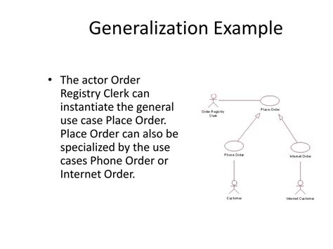 use case diagram generalization example