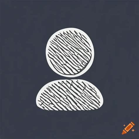 Minimalistic Doodle User Profile Icon On Craiyon