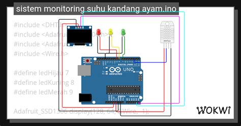 Sistem Monitoring Suhu Kandang O Wokwi Esp32 Stm32 Arduino Simulator