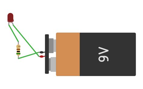 Circuit Design Led Light Tinkercad