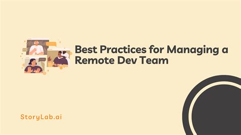 Best Practices For Managing A Remote Dev Team