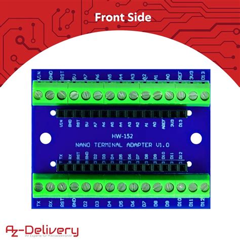 Azdelivery Nano V30 Terminal Adapter Board Met Schroefklemmen Terminal Adapter Board Bol