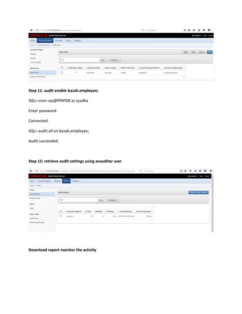 Oracle Audit Vault Doc